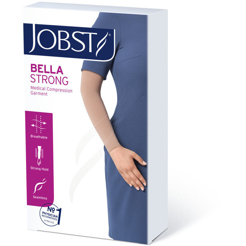 JOBST® Bella™ Strong Armsleeve 20-30 mmHg w/ Silicone Top Band – Jobst ...